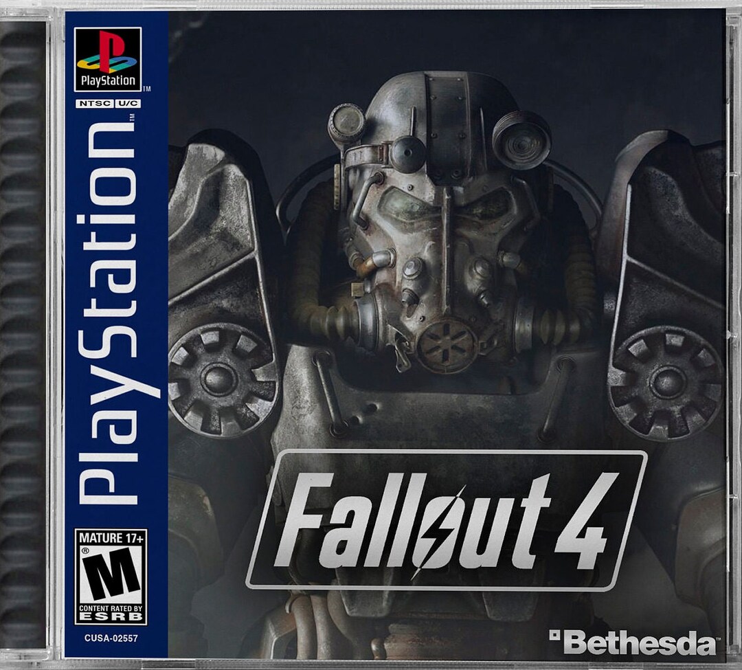 Fallout 4 (PS4) Custom PS1 Inspired Case - Etsy