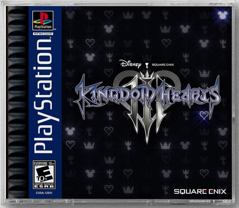 Kingdom Hearts 3 PS4 Custom PS1 Inspired Case - Etsy