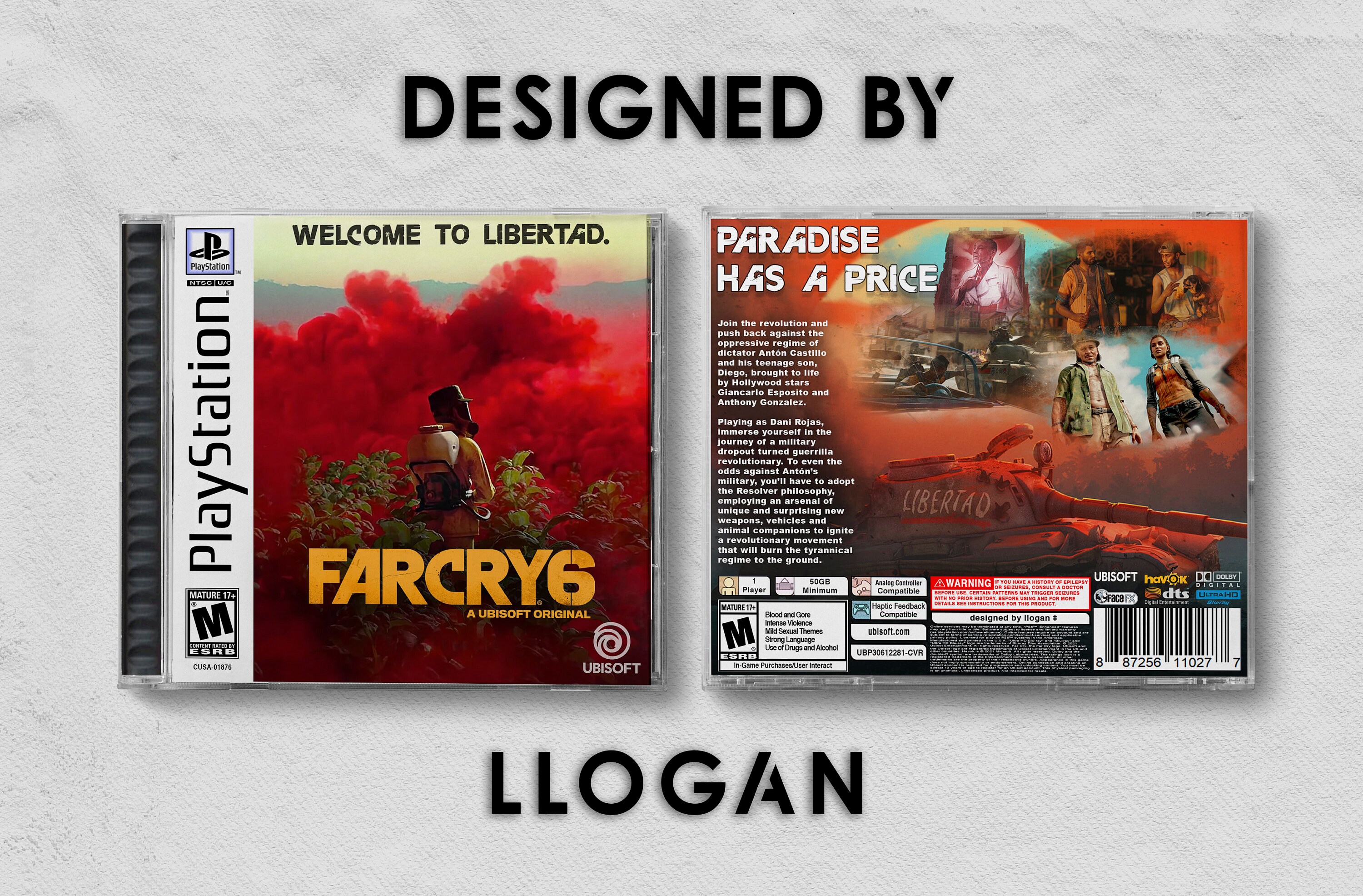 Far Cry 6 PS5 Custom PS1 Inspired Case - Etsy