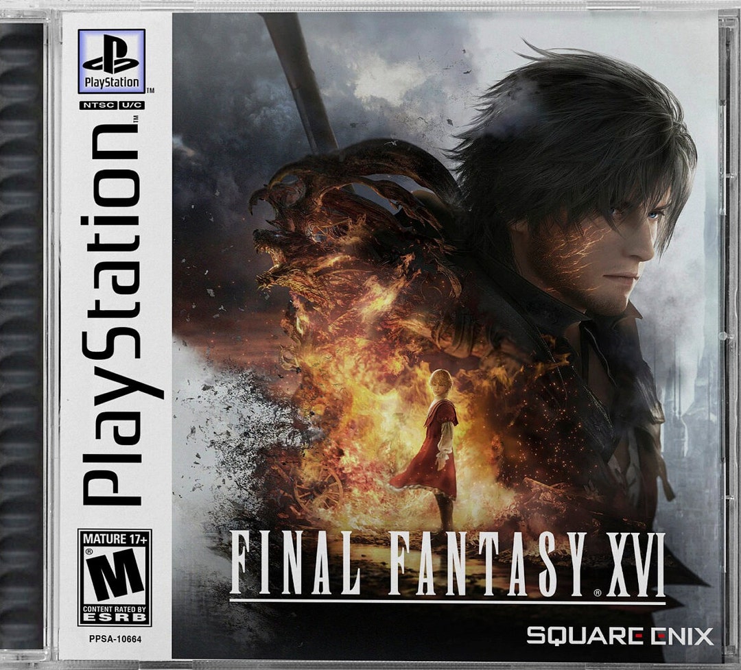 Final Fantasy XVI (PS5) Custom PS1 Inspired Case - Etsy