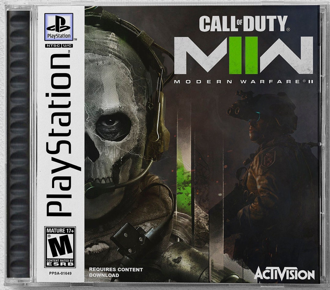 Call of Duty: Modern Warfare 2 PS5 Custom PS1 Inspired Case - Etsy