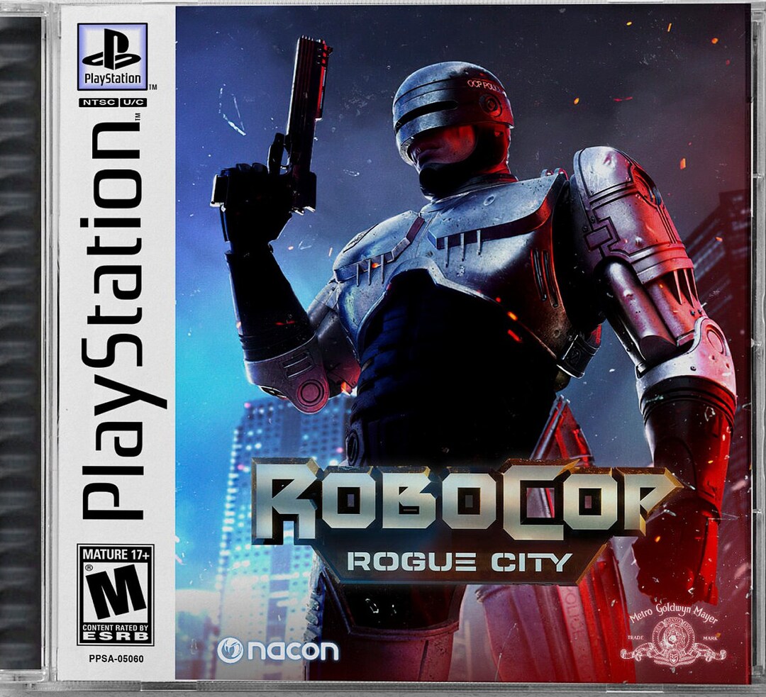 Robocop: Rogue City (PS5) Custom PS1 Inspired Case - Etsy