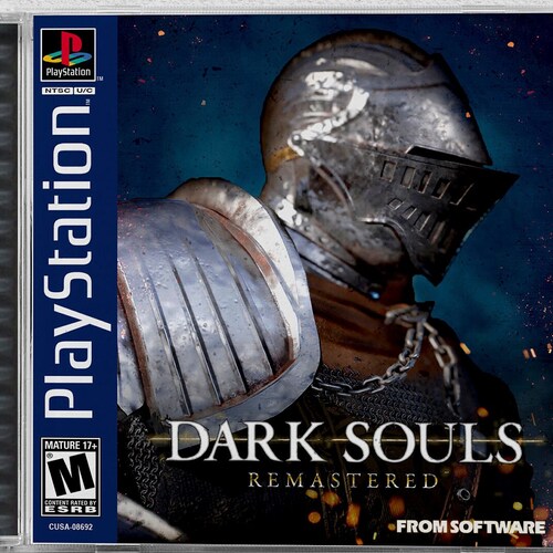 The Elder Scrolls V: Skyrim PS4 Custom PS1 Inspired Case | Etsy