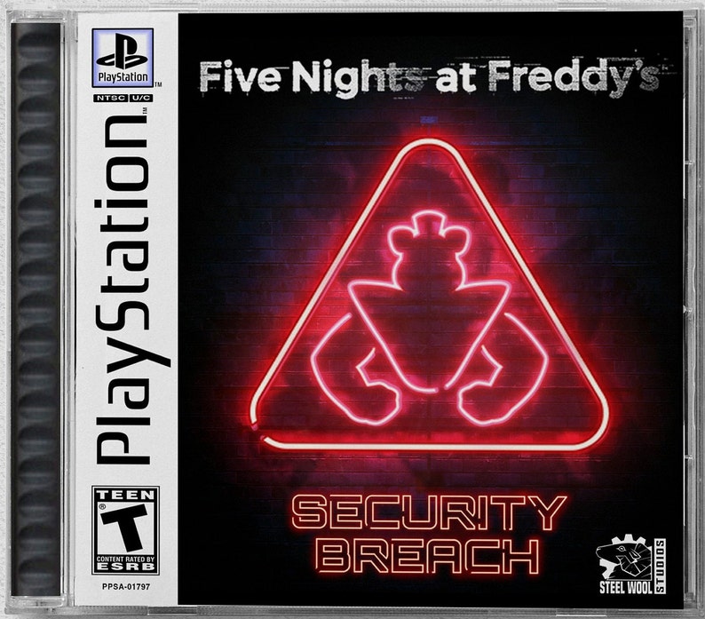 Five Nights at Freddy's: Security Breach PS5 Custom PS1 - Etsy