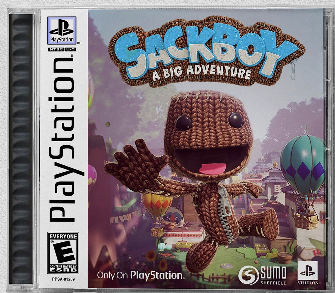Sackboy: A Big Adventure PS5 Custom PS1 Inspired Case - Etsy