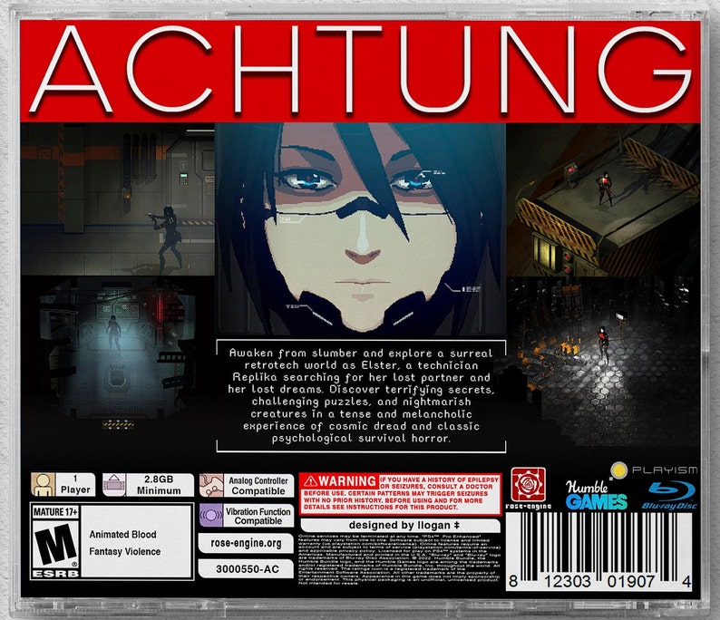 Signalis PS4 Custom PS1 Inspired Case - Etsy