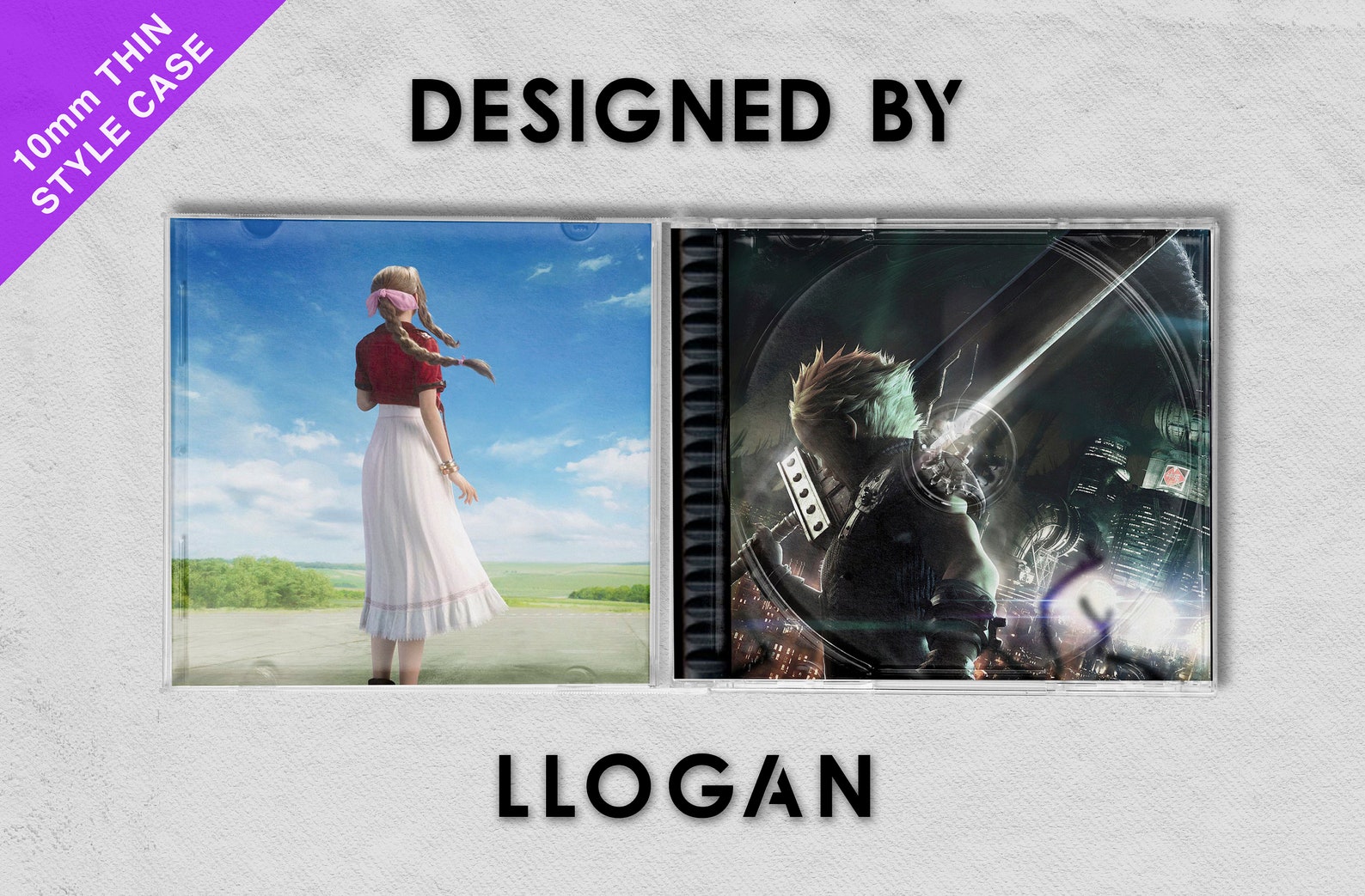 Final Fantasy VII Remake PS4 Custom PS1 Inspired Case | Etsy