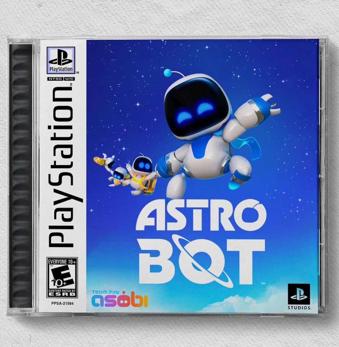 Astro Bot (PS5) Custom PS1 Inspired Case - Etsy