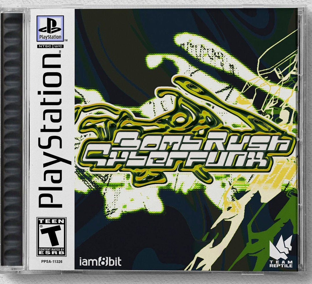 Bomb Rush Cyberfunk PS5 Custom PS1 Inspired Case - Etsy
