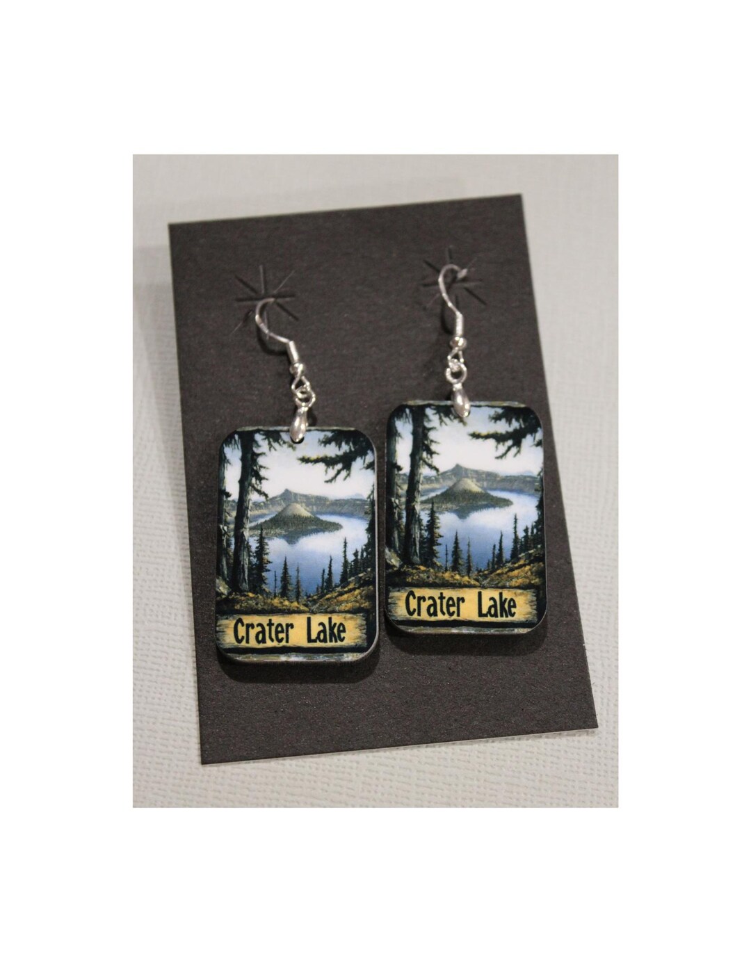 National Park Inspired Poster Dangle Earrings Celebrating Our National ...