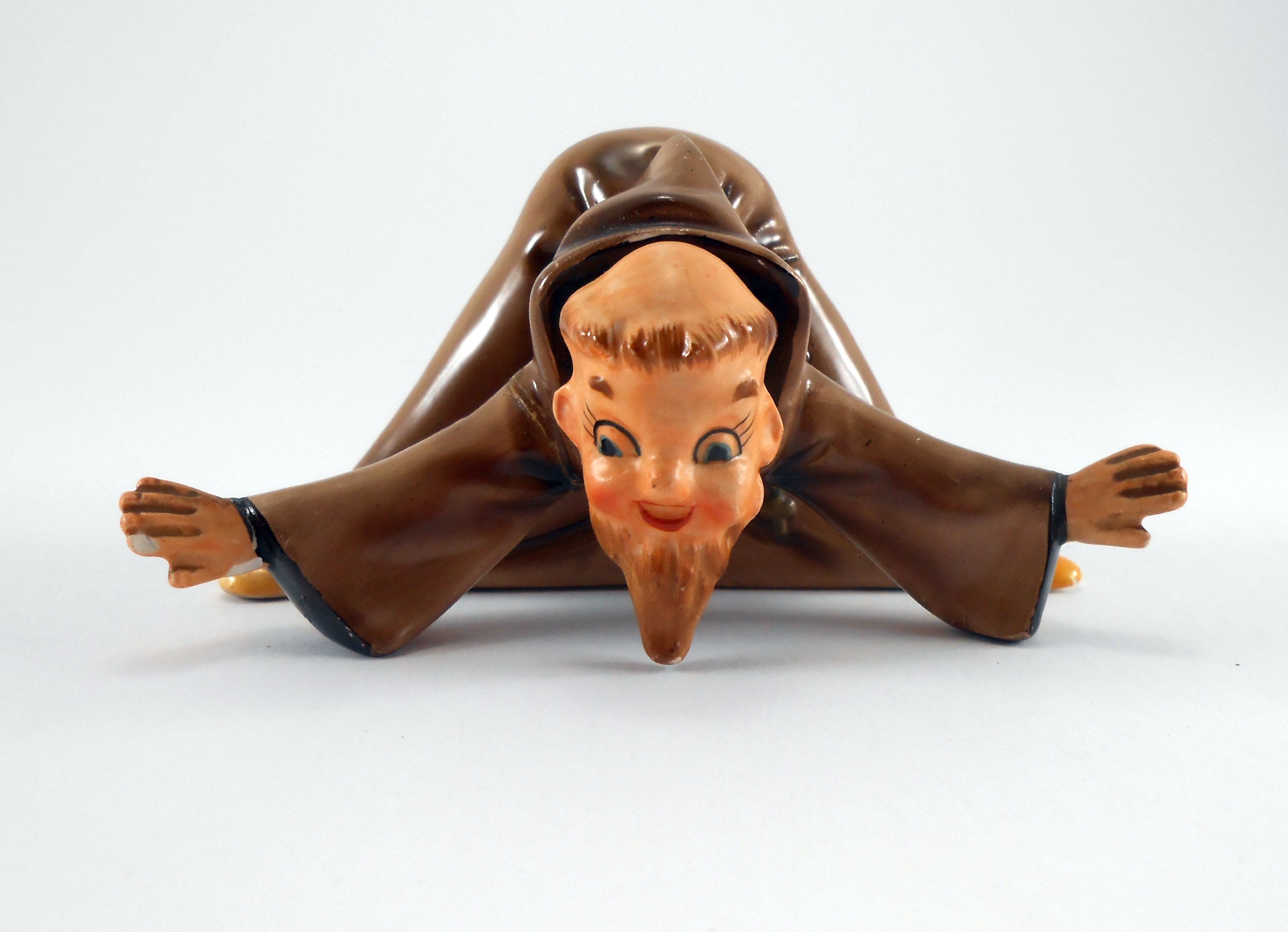 Baseball Figurines, Baseball Monk, Vintage Figurines, 1950s Napco ...