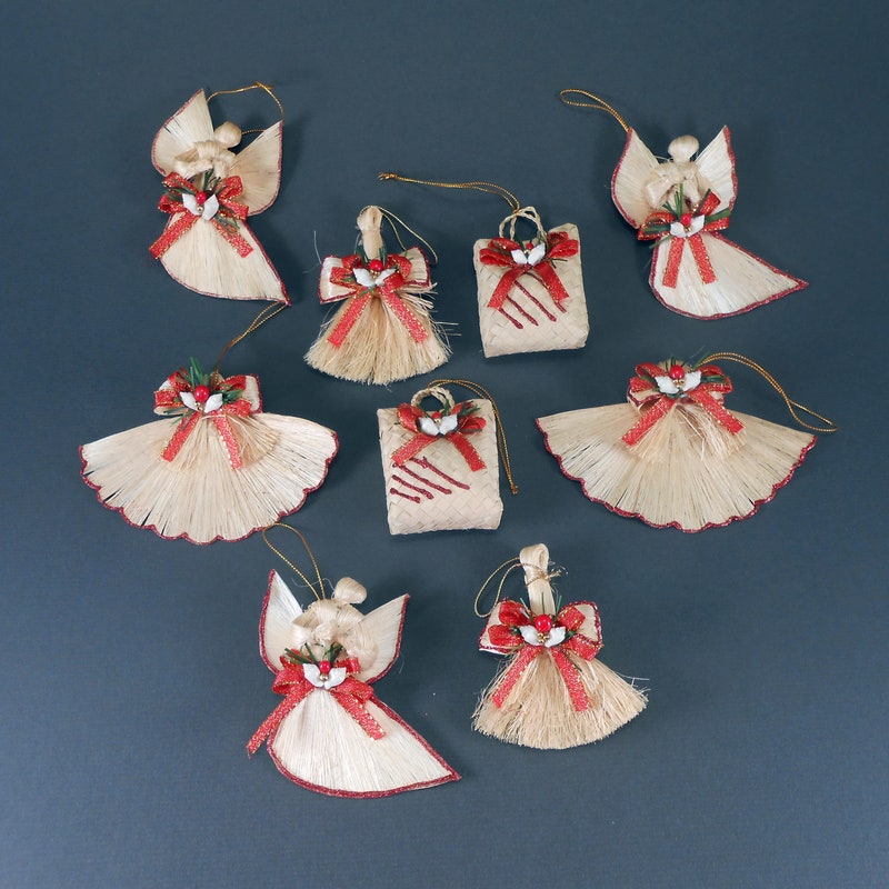 Raffia Angels - Etsy