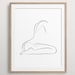 Woman Body Line Art, Abstract One Line Drawing, Female Figure Outline ...