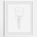 Chiropractic Art Print, Skull Line Art Printable Wall Art, Chiropractor ...