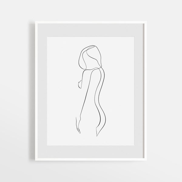 Simple Body Sketches - Etsy