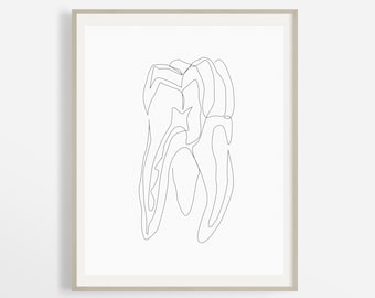 Tooth Outline Printable