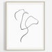 Abstract One Line Woman Drawing, Female Figure Silhouette, Body Outline ...