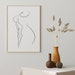 Female Body Form Drawing Abstract Single Line Woman Art - Etsy
