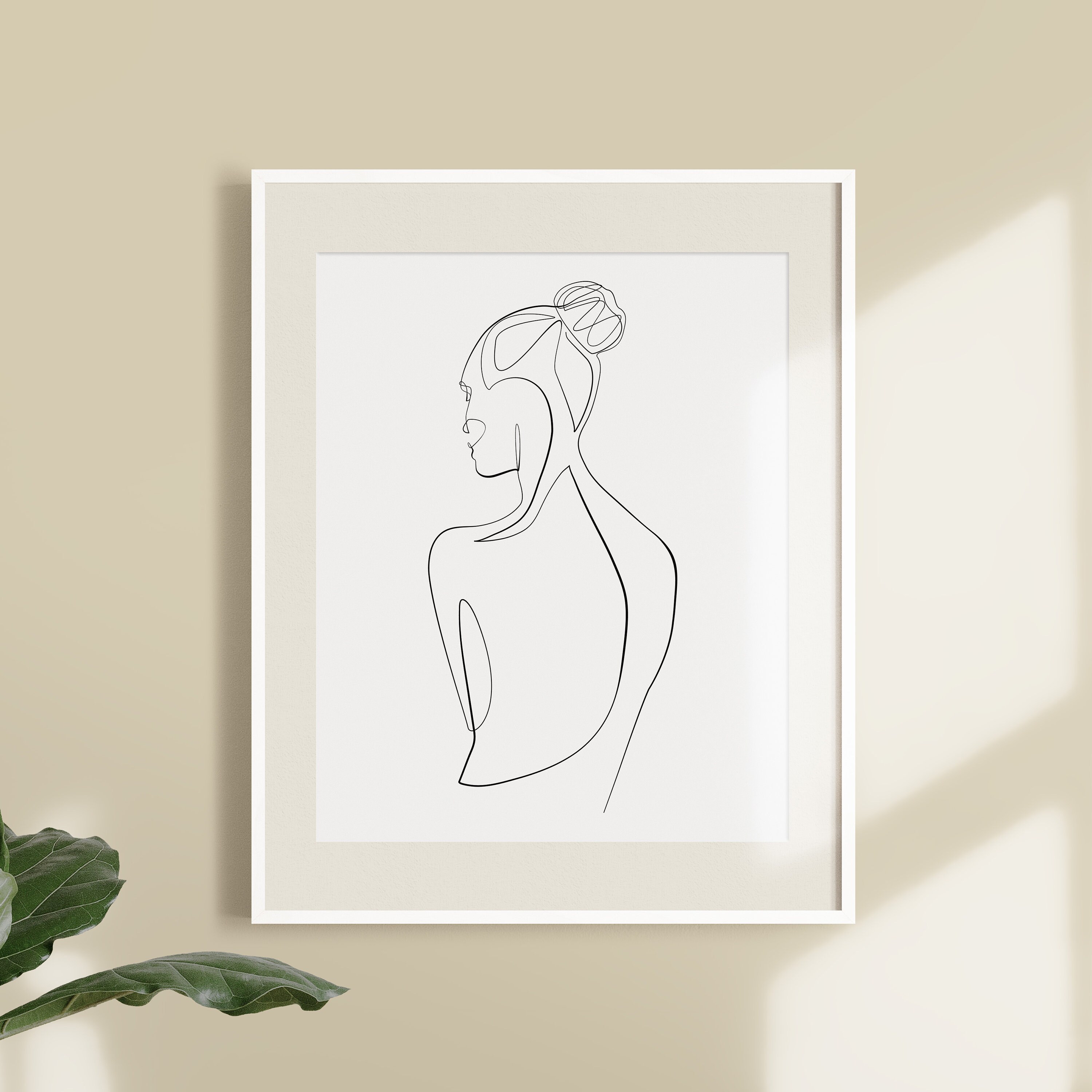 Female Figure Drawing Back Pose