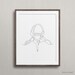 Vertebra Illustration, One Line Bone, Minimalist Fine Line Anatomy ...