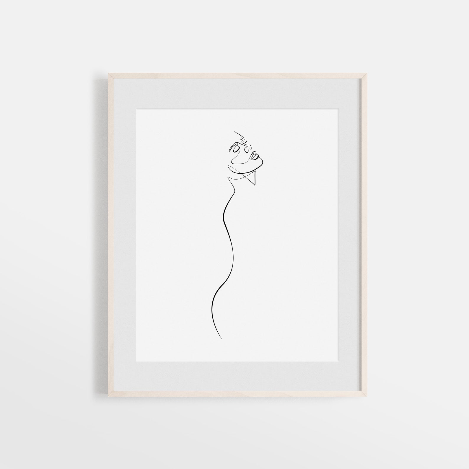Fine Line Woman Art Print One Line Body Sketch Minimalist - Etsy Canada
