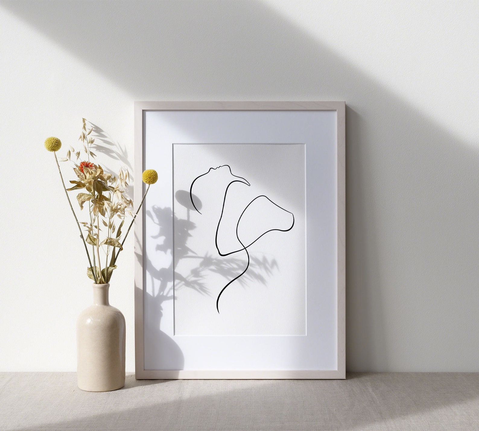 Abstract One Line Woman Drawing Female Figure Silhouette - Etsy