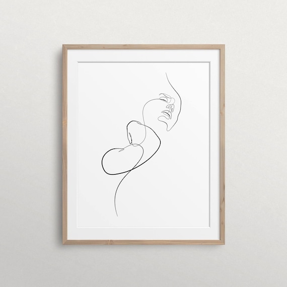 Female Line Art Printable Woman Arm Pose Drawing Sensual - Etsy UK