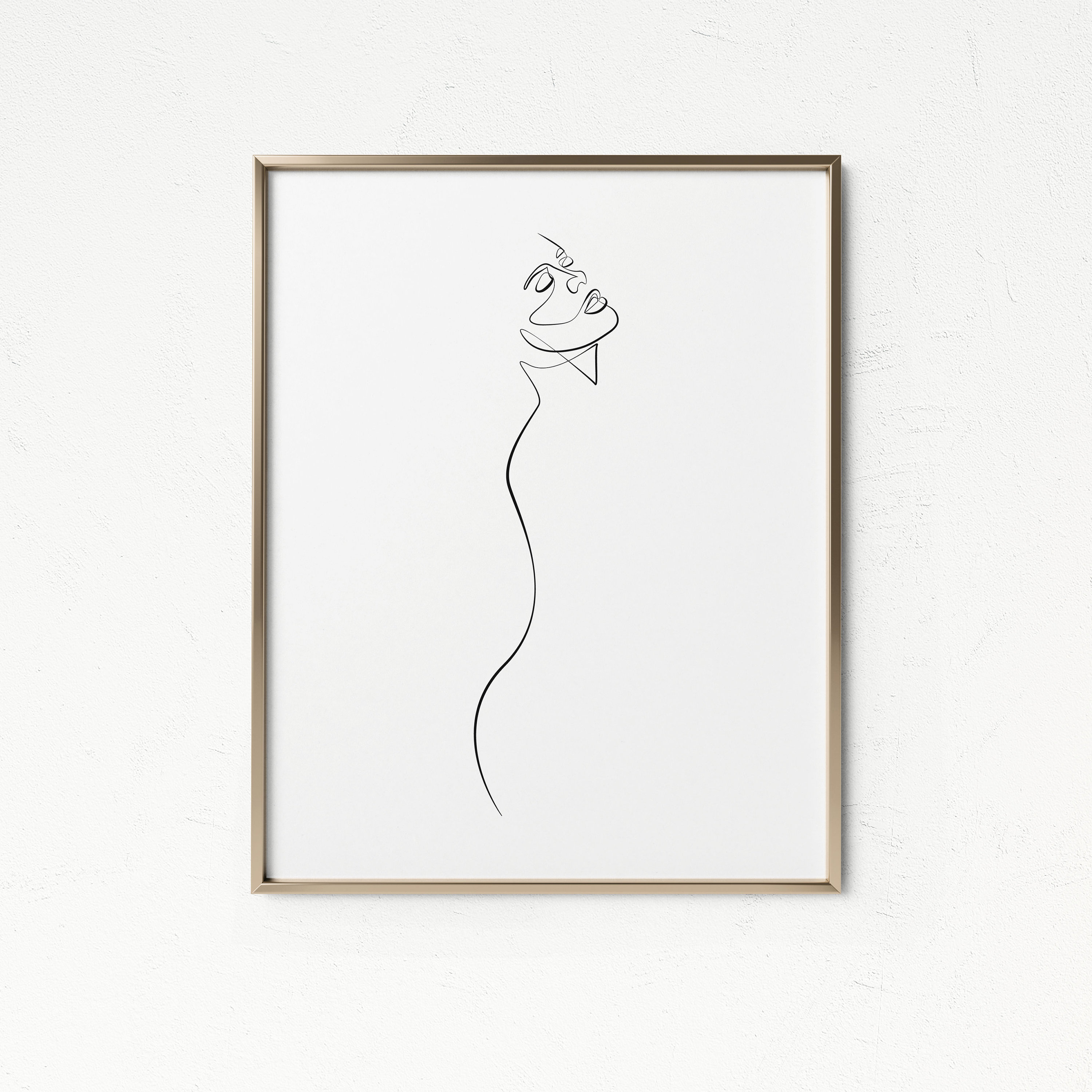 Fine Line Woman Art Print One Line Body Sketch Minimalist - Etsy Canada