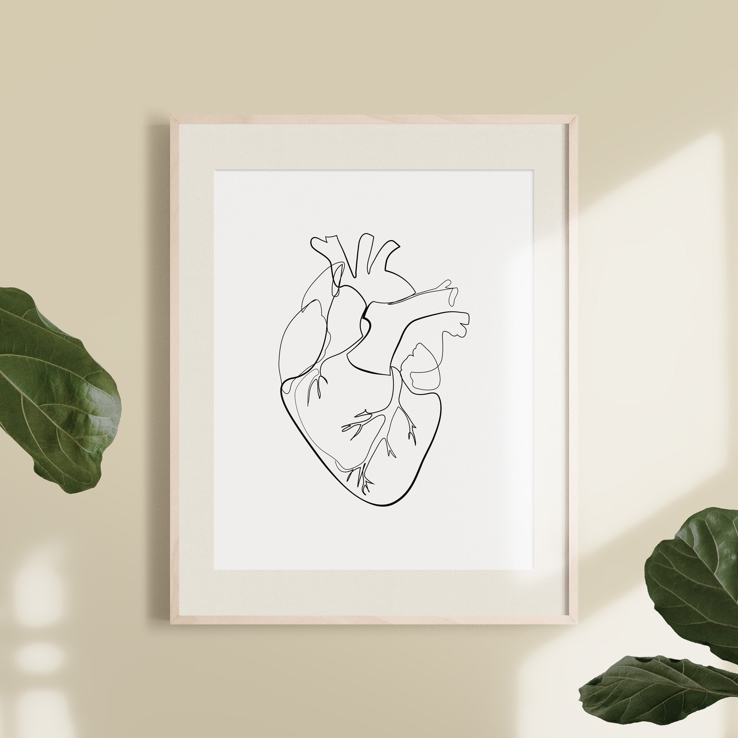 Abstract Heart Drawings