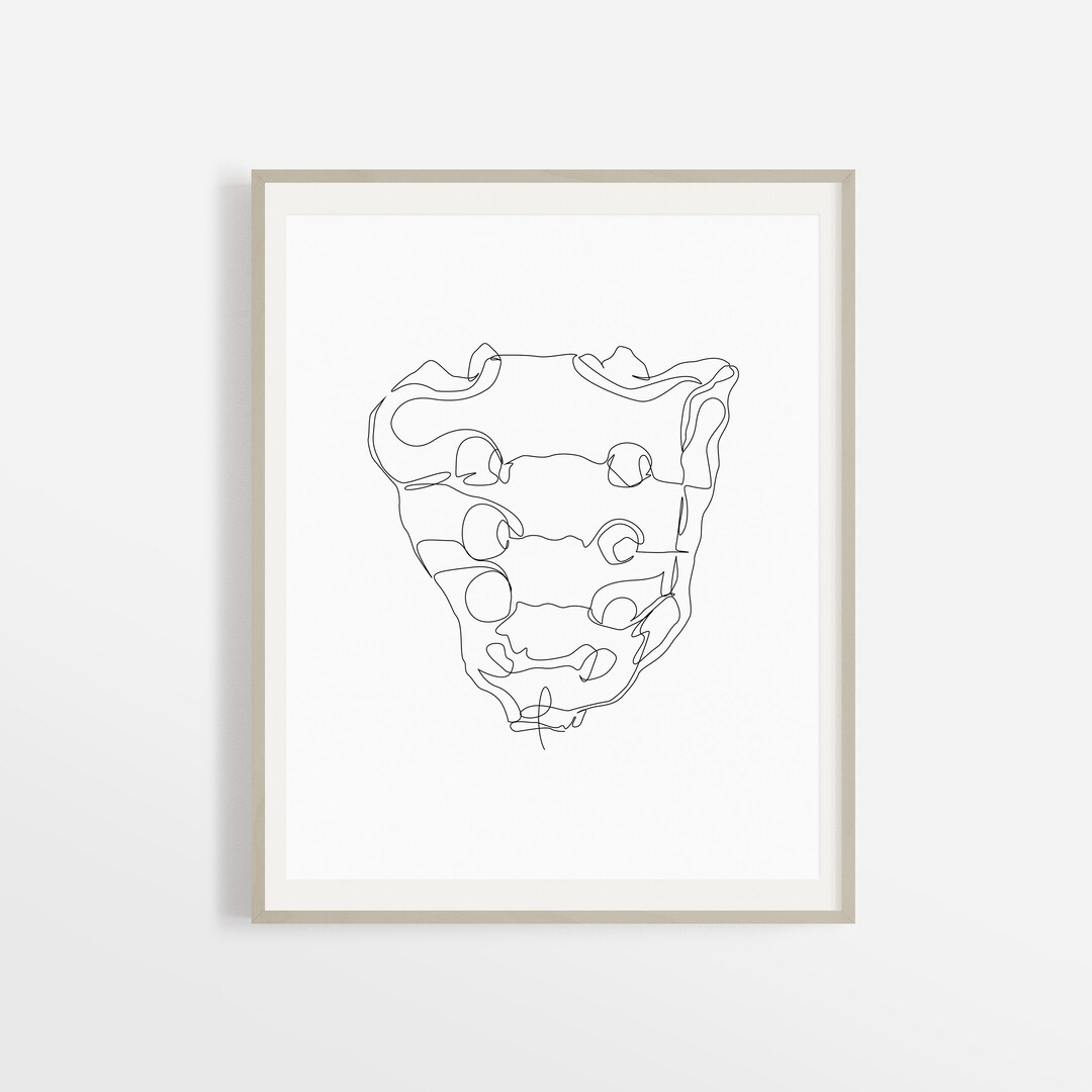 Abstract Sacrum Bone Illustration, Minimalist Single Line Anatomy ...
