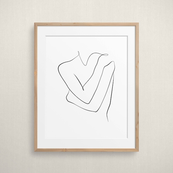 Crossed Arms Drawing Female