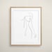 Woman Body Line Art, Female One Line Drawing Printable, Abstract Body ...