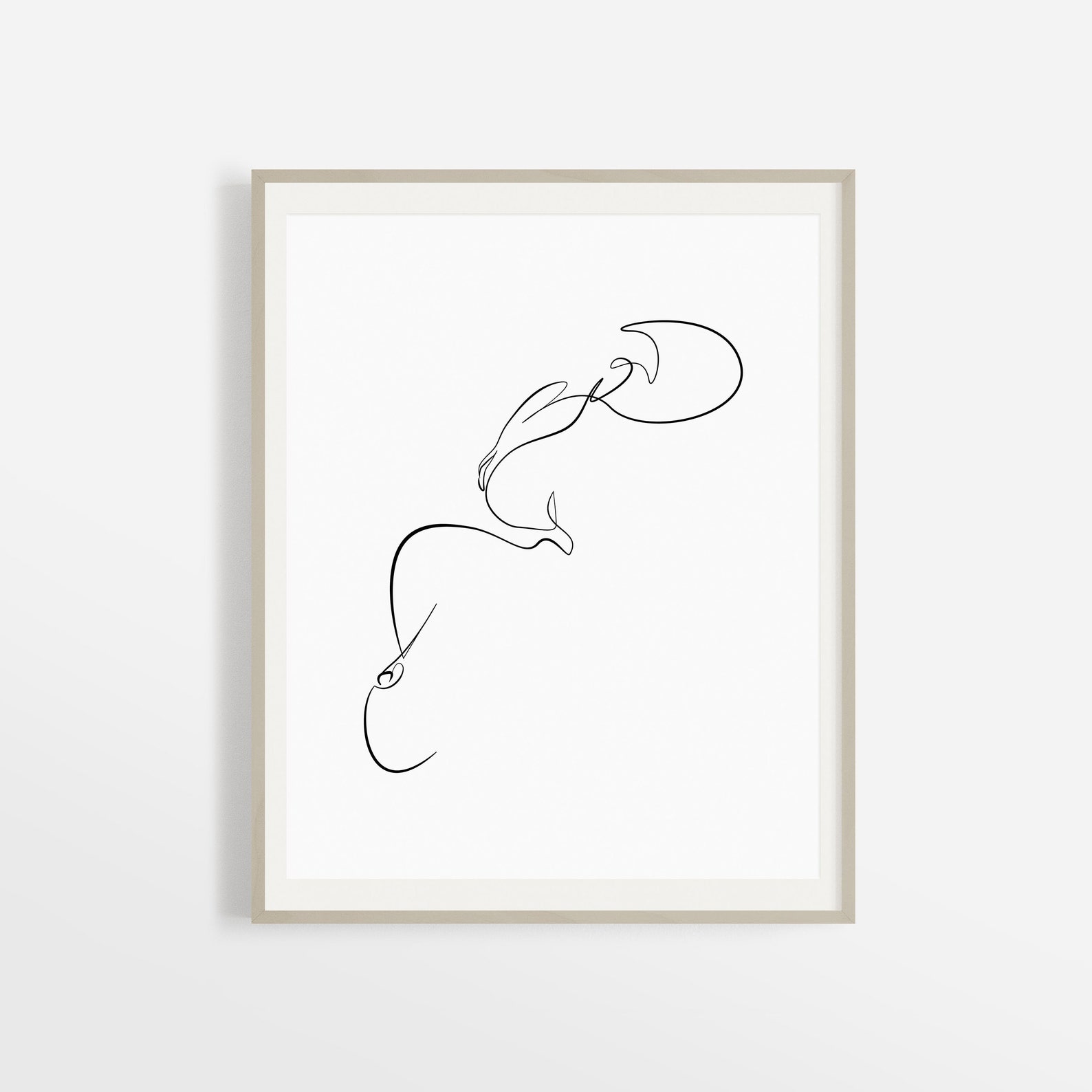 Line Art Woman Torso, Female Body Chest Drawing, Abstract One Line ...