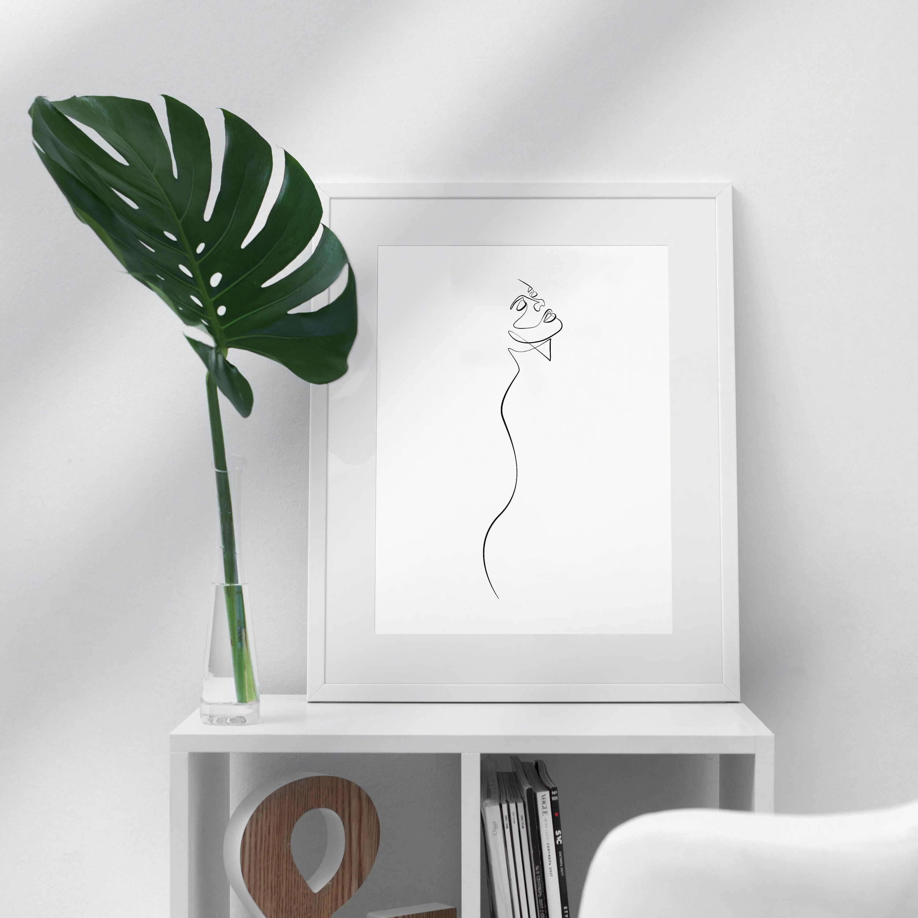Fine Line Woman Art Print One Line Body Sketch Minimalist - Etsy Canada