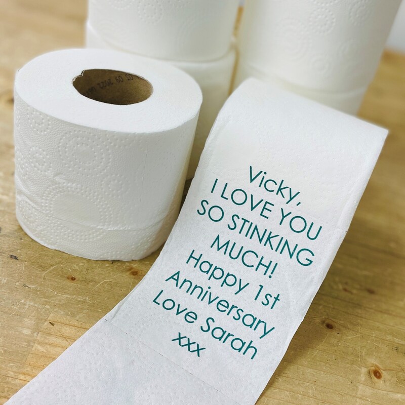 Personalized Toilet Paper - Etsy