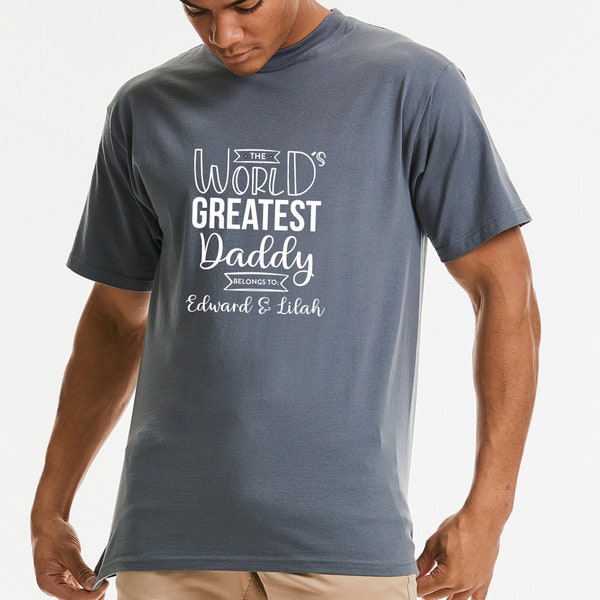 World Greatest Dad T Shirt - Etsy