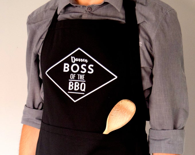Custom Vintage Personalised Cotton Apron - Etsy Canada