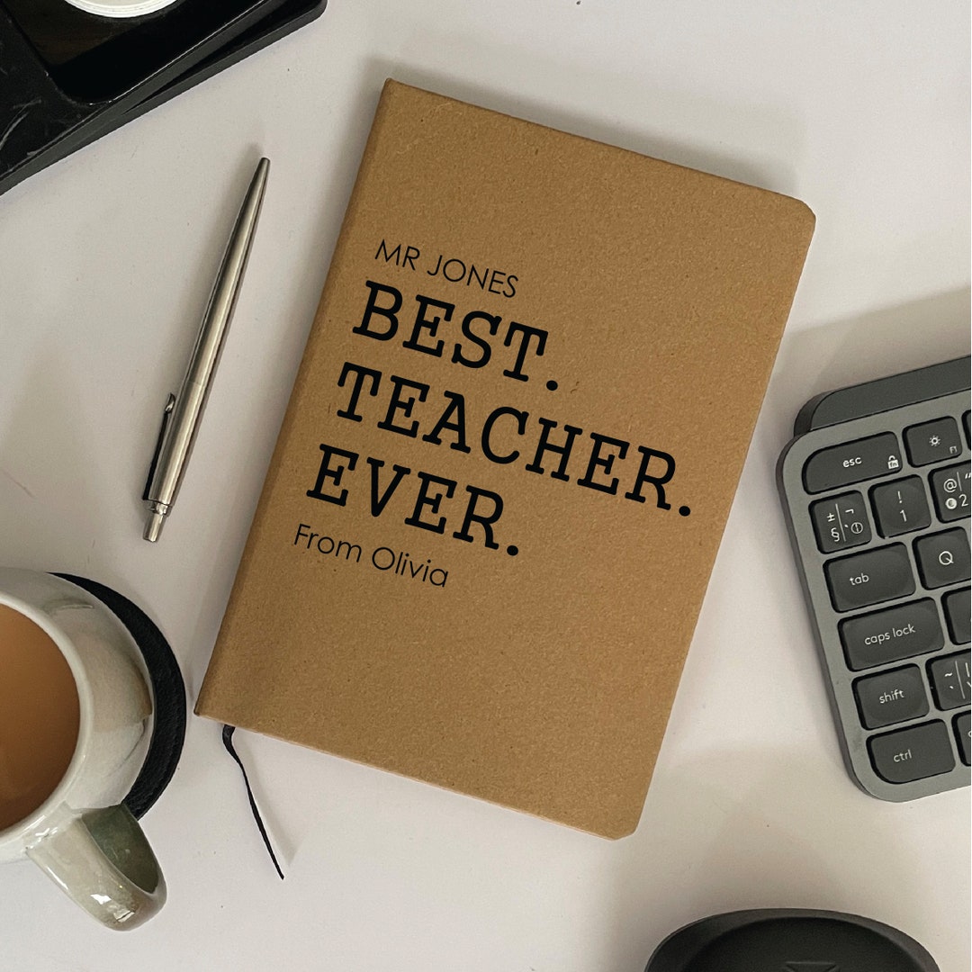 Personalised Teacher Notebook - Etsy