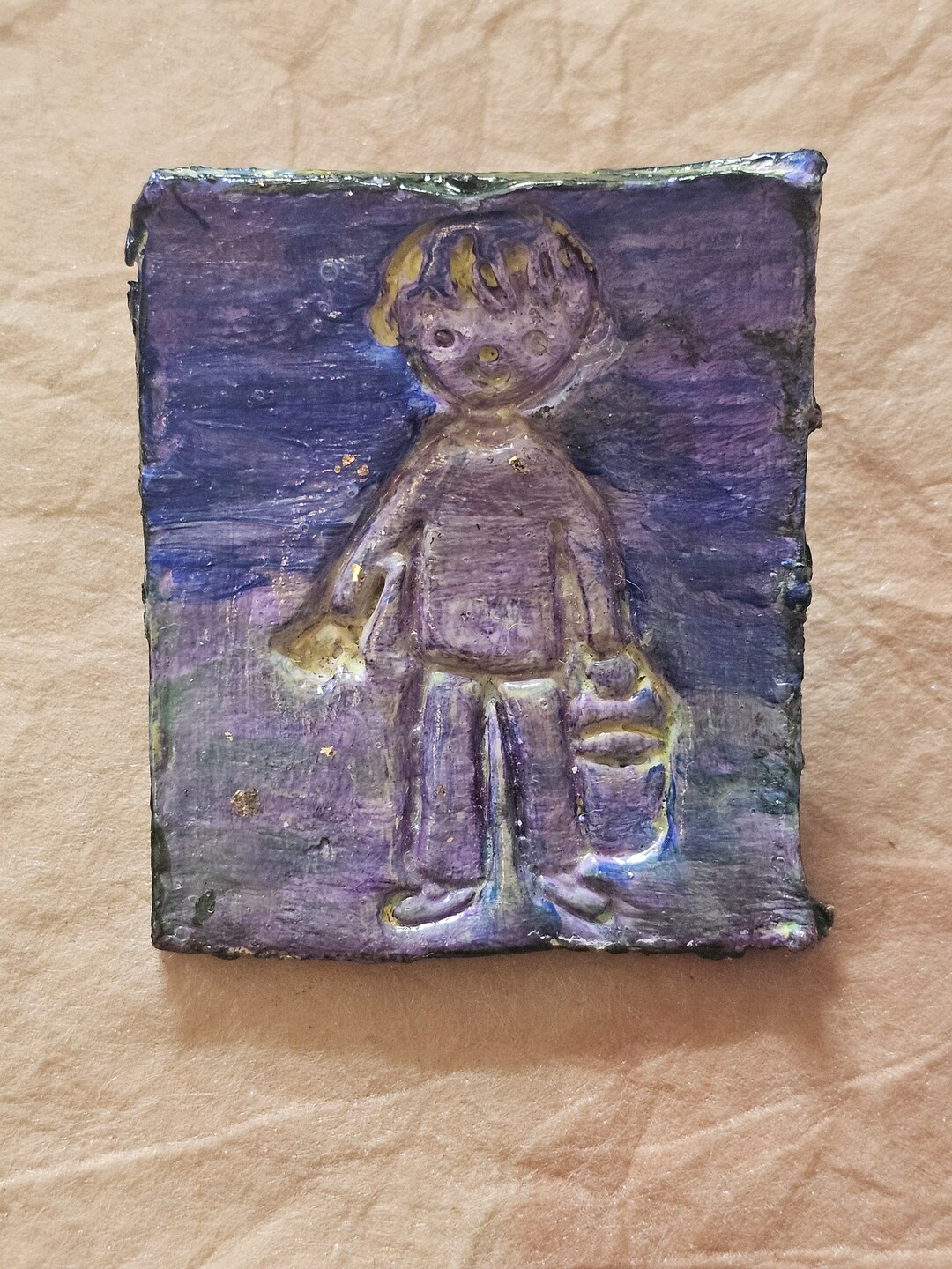 Clay Badge, Chicken Feeder, Quirky Gift, Handmade Badge - Etsy