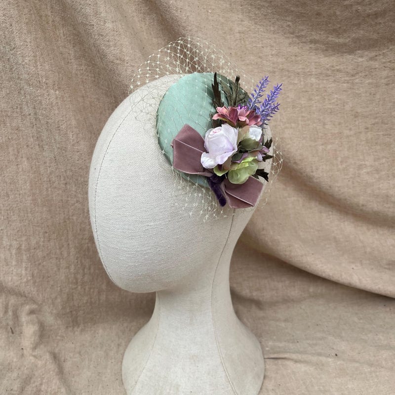 Lavender Fascinator - Etsy