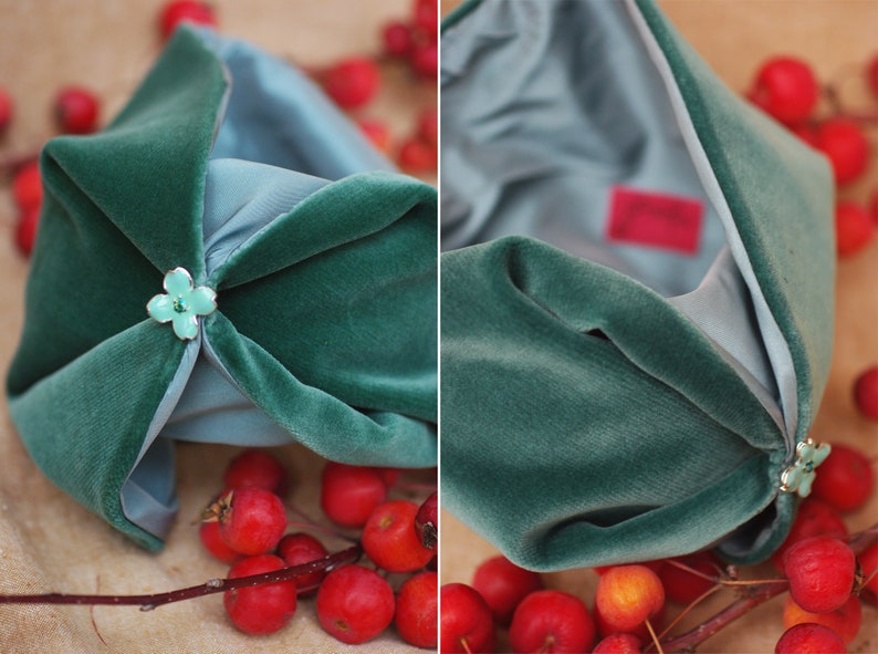 Powder Blue Velvet Half Hat Headband Headpiece Vintage 30s 20s - Etsy