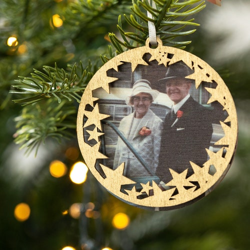 Custom Photo Christmas Ornaments - Etsy