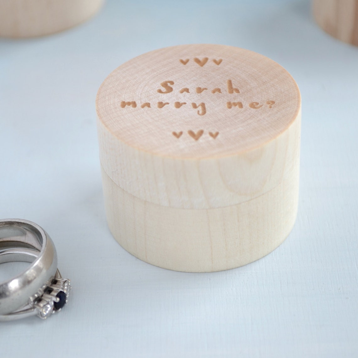 Personalised Proposal Ring Box Engagement Ring Box Will | Etsy Personalised Proposal Ring Box Engagement Ring Box Will | Etsy