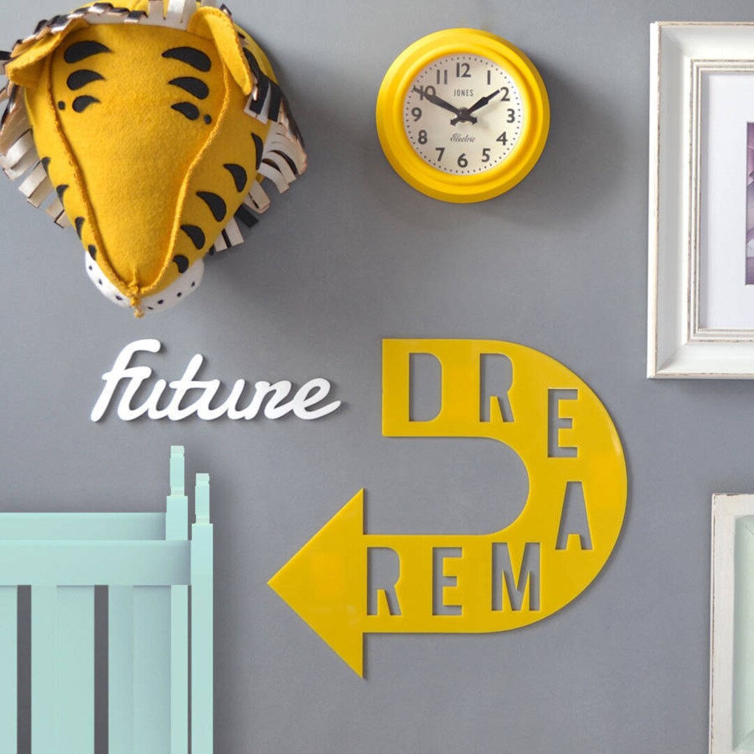 Future Dreamer Children's Room Wall Sign Personalised - Etsy