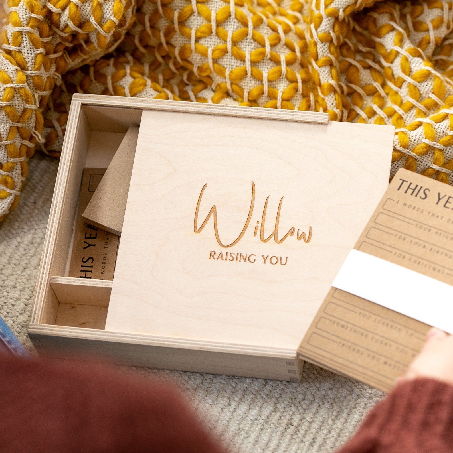 Personalised Parent and Child Memory Keepsake Box 1st | Etsy