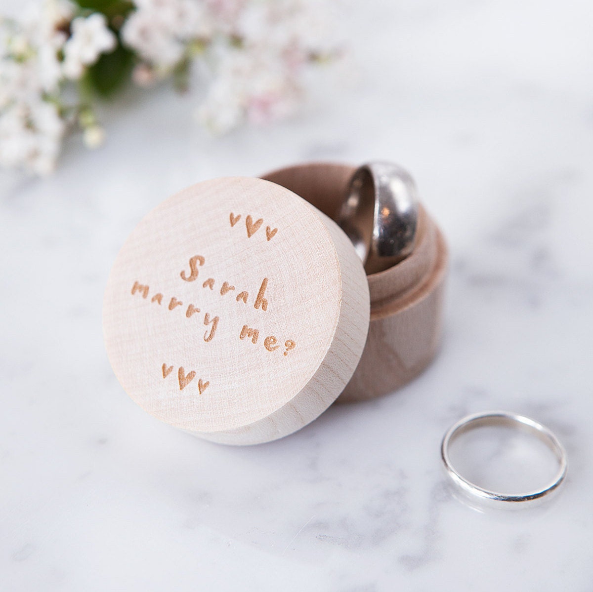 Personalised Proposal Ring Box Engagement Ring Box Will | Etsy