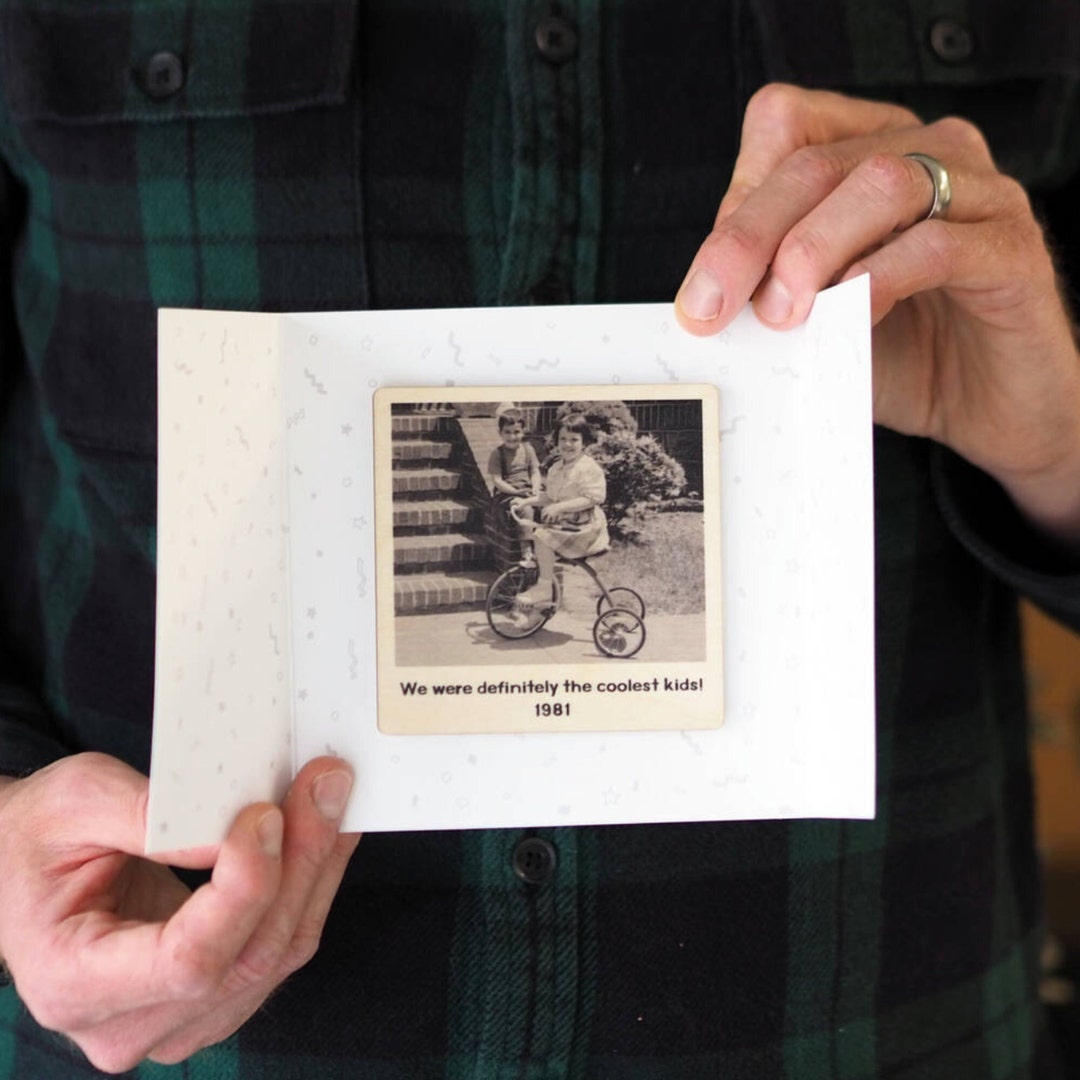 Personalised Photo Memory Birthday Card Custom Photo - Etsy