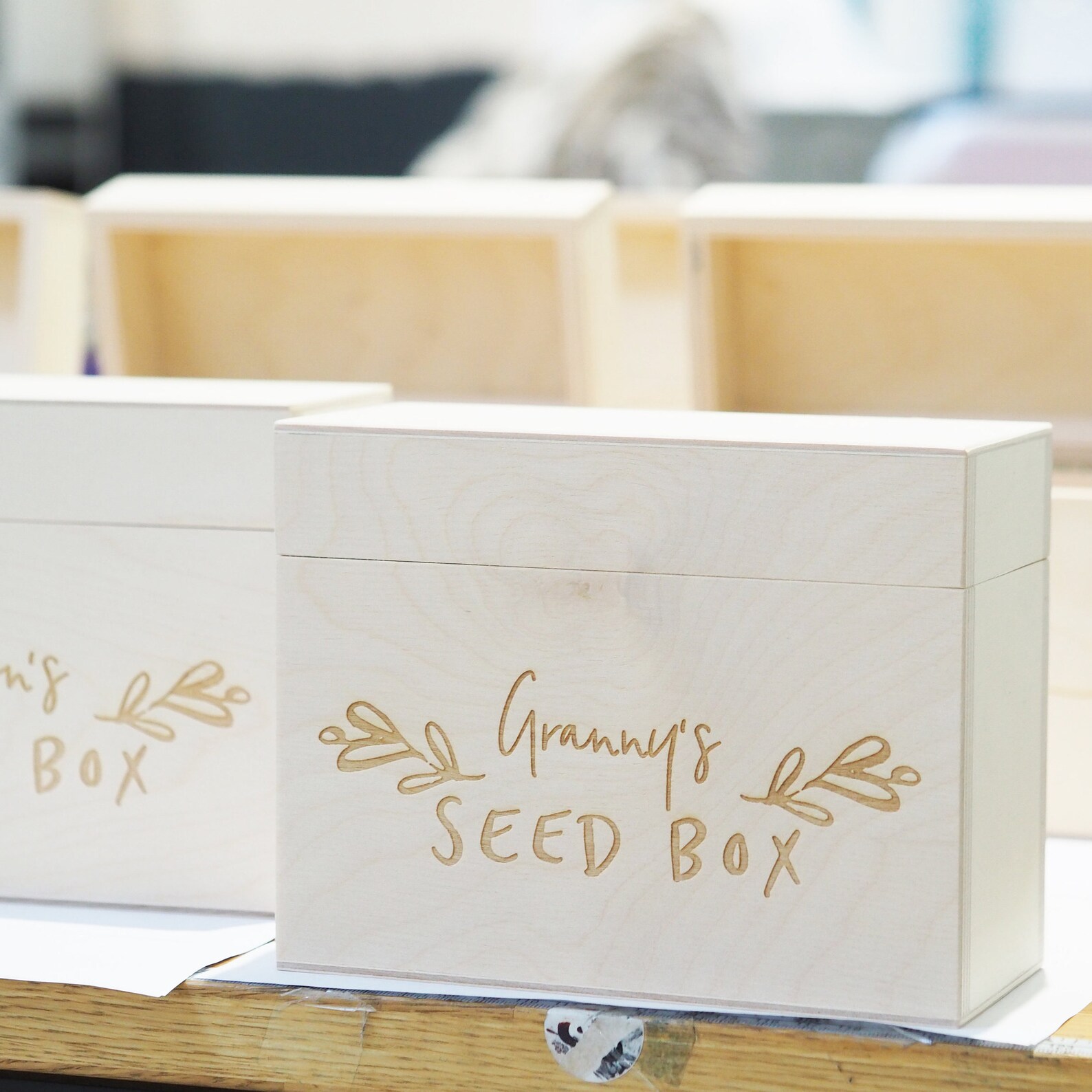 Personalised Floral Garden Seed Box Gifts for Gardeners | Etsy