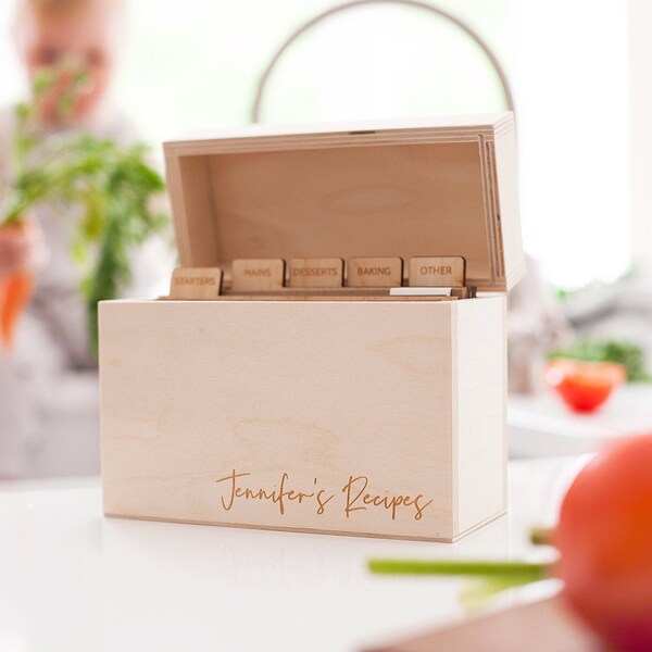 Recipe Box - Etsy