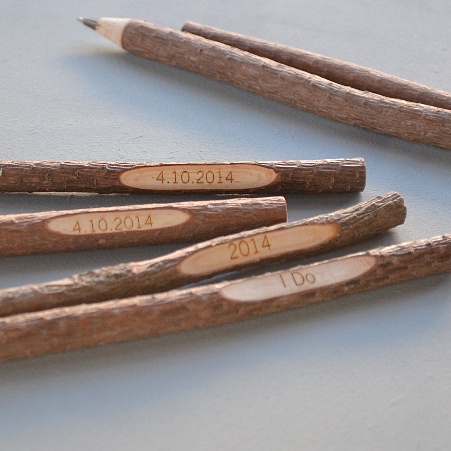 Engraved Twig Ballpoint Pen Wedding Signing Pen Pen for | Etsy